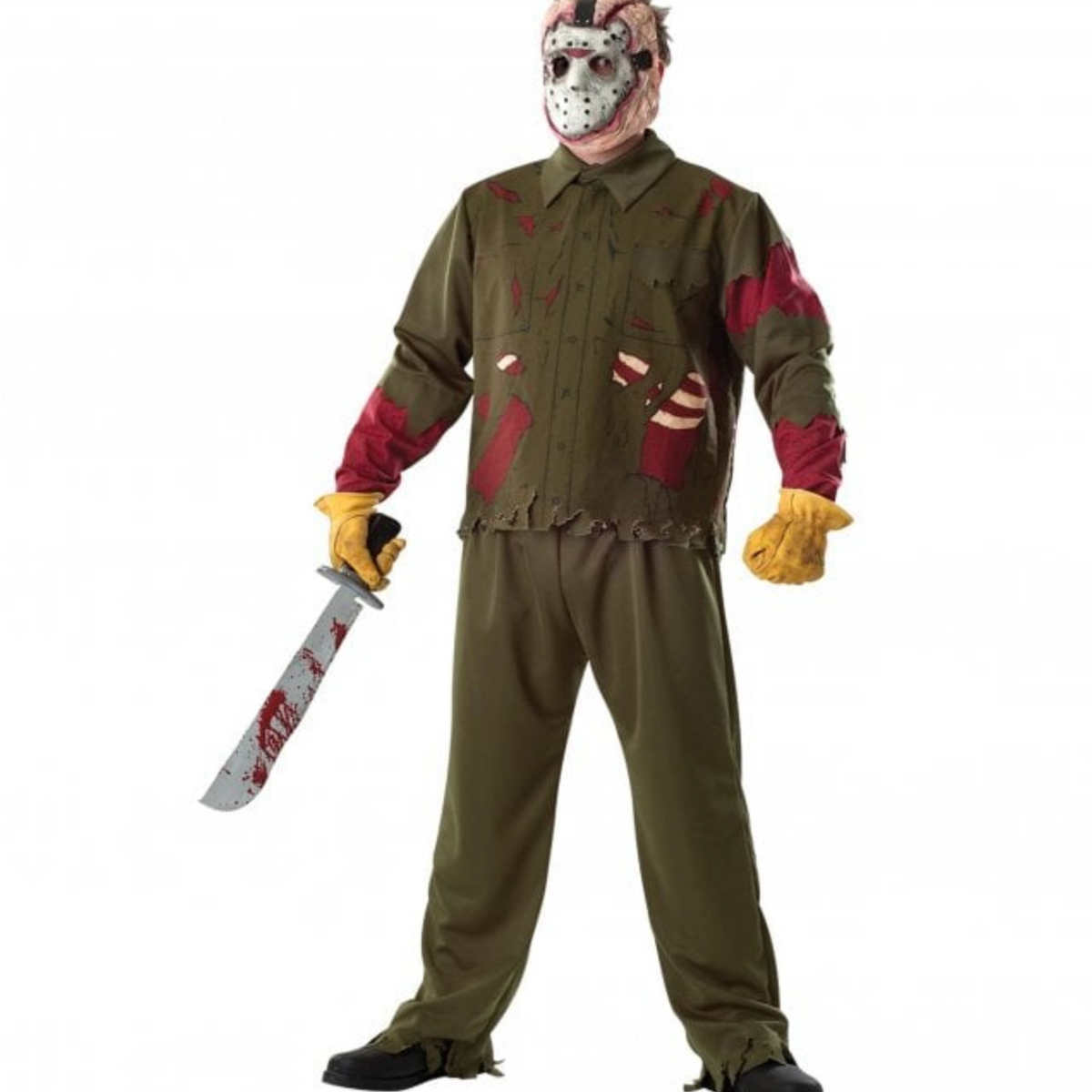 Rubies Fancy Dress Costume Adults Friday The 13th - Deluxe Jason Voorh ...